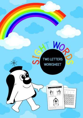 WORKSHEETS To Reinforce Two Letter Sight Words (4-7 years) | Teaching ...