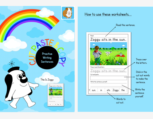 Practice Writing Sentences ‘This Is Zoggy’ (4-7 years) | Teaching Resources