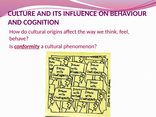 IB Psychology Sociocultural Approach - Culture and its effect on ...