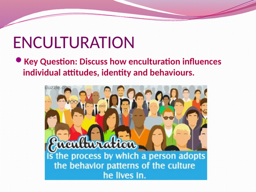 IB Psychology Sociocultural Approach - Enculturation, Acculturation ...