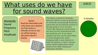Uses of sound waves | Teaching Resources