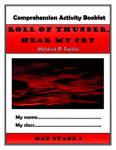 Roll of Thunder, Hear My Cry KS3 Comprehension Activities Booklet ...