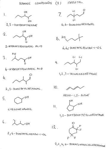 displayed-and-skeletal-formual-teaching-resources