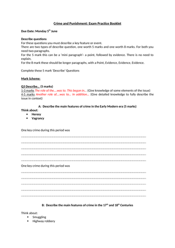 History GCSE Eduqas WJEC Bundle | Teaching Resources History GCSE Eduqas WJEC Bundle | Teaching Resources