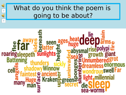 The Kraken Poem | Teaching Resources