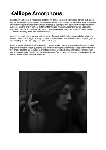 Photographer Factsheets / Research Pages | Teaching Resources