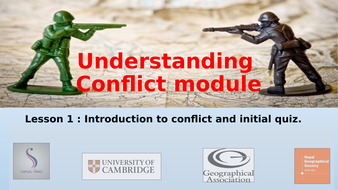 Geography Conflict Module | Teaching Resources