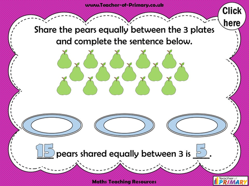 Sharing Equally - Year 1 | Teaching Resources