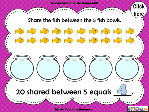 Sharing Equally - Year 1 | Teaching Resources