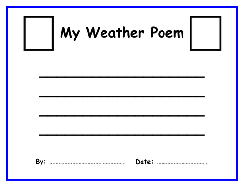 Weather Poetry | Teaching Resources