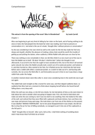 Alice in Wonderland - Comprehension | Teaching Resources