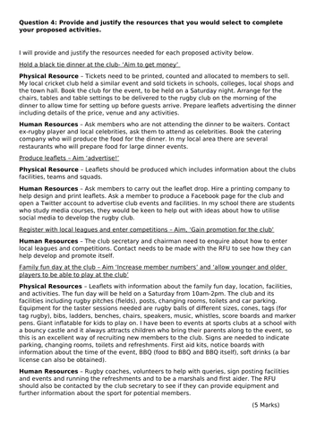 Unit 19 Development and Provision of Sport and Physical Activity ...