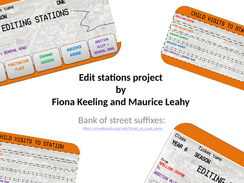 27 editing stations | Teaching Resources