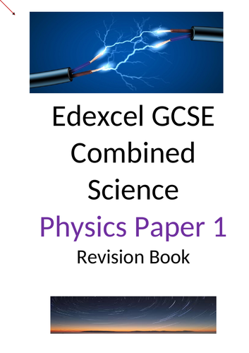 A revision guide to support Combined Science Physics Paper 1 | Teaching ...