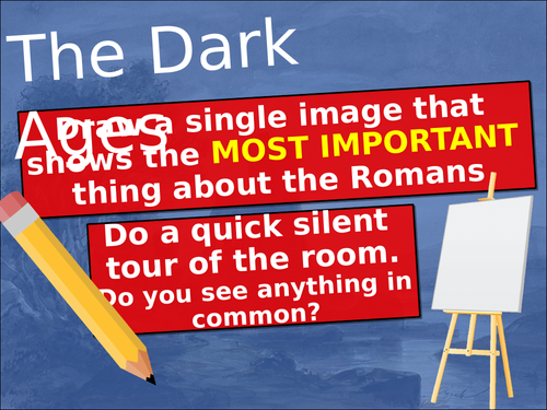 Interpretations unit: The Dark Ages introduction (KS3 - lesson 1 ...