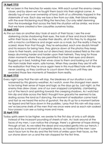 WONDER by RJ Palacio FIRST PERSON NARRATIVE SOW . IDENTIFYING FEATURES ...