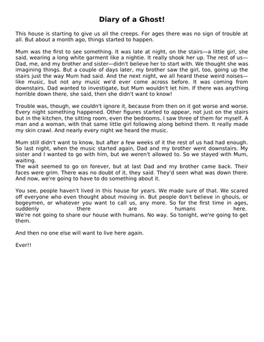 WONDER by RJ Palacio FIRST PERSON NARRATIVE SOW . IDENTIFYING FEATURES ...