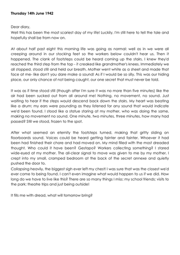 WONDER by RJ Palacio FIRST PERSON NARRATIVE SOW . IDENTIFYING FEATURES ...