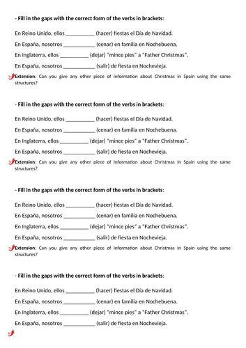 CHRISTMAS IN SPAIN | Teaching Resources