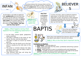 Infant and believers baptism by 95ShannonQ - Teaching Resources - Tes