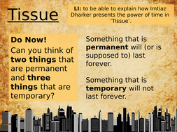 Tissue (Poem) for Lower Ability | Teaching Resources