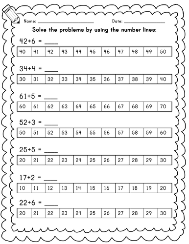 Year 1 - Add and subtract 1 digit numbers from 2 digit numbers ...