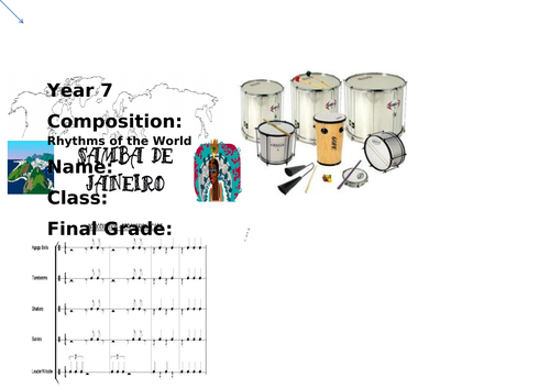 Booklet for Samba lessons KS3 incl. assessment and plenaries | Teaching ...