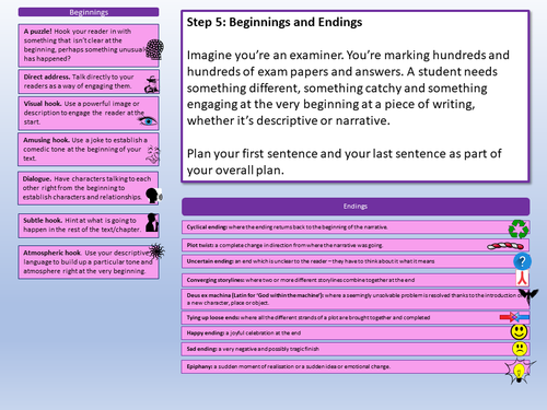 AQA English Language Paper 1 Question 5 | Teaching Resources