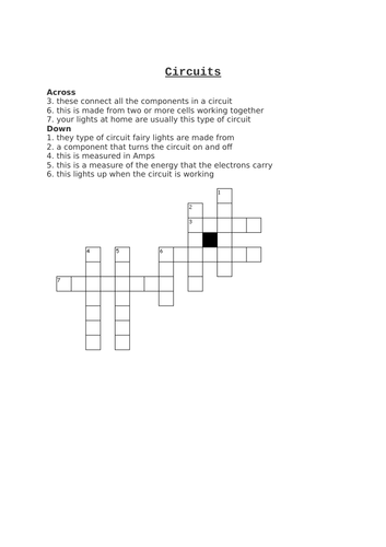 Science Crosswords | Teaching Resources