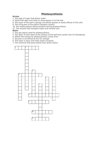 Science Crosswords | Teaching Resources