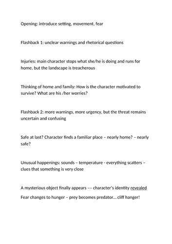 Greater depth writing workshop - suspense and science fiction ...