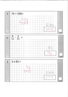 Year 6 Arithmetic Test with mistakes | Teaching Resources