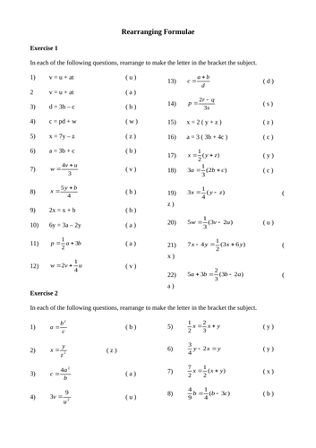 GCSE Higher Algebra Revision | Teaching Resources