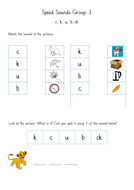Speed Sounds - Set 1, 2, 3 - Phonics Worksheets - Read Write Inc ...