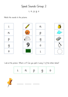 Speed Sounds - Set 1, 2, 3 - Phonics Worksheets - Read Write Inc by Mr ...