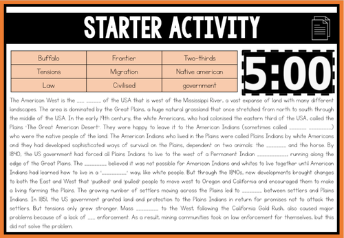 GCSE (9-1) The American West 1.1 The Plains Indians: Their beliefs and ...