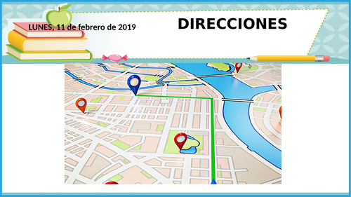 DIRECCIONES (Asking for directions in SPANISH) (DOUBLE LESSON ...