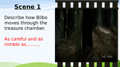 Creating simile and metaphor sentences with the Hobbit Movie | Teaching ...