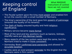 AQA GCSE History 2019: 3 Norman England Revision Lessons - Legal System ...