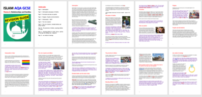 Islam - Relationships + Families AQA Revision Guide | Teaching Resources