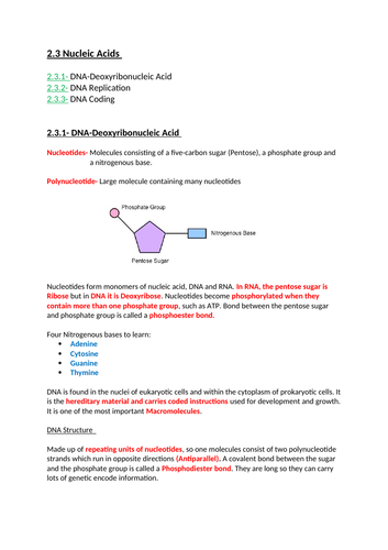Biology Module 2 Revision Notes- All topics | Teaching Resources