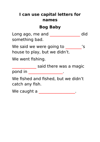 Bog Baby, three week writing unit | Teaching Resources