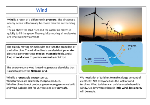 GCSE Physics: Energy Resources | Teaching Resources