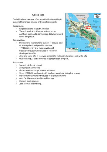 Istanbul and Costa Rica Case Studies | Teaching Resources
