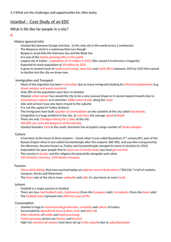 Istanbul and Costa Rica Case Studies | Teaching Resources