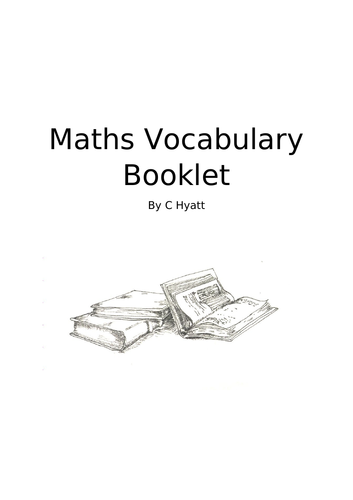 Maths Vocabulary Booklet (levelled) | Teaching Resources