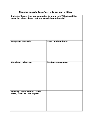 The Book Thief Full Scheme of Work | Teaching Resources