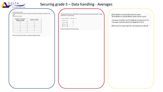 Securing a Grade 5 Question Collections | Teaching Resources