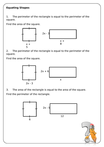 Algebra with shapes | Teaching Resources