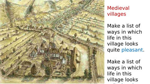 Life in a Medieval Village | Teaching Resources